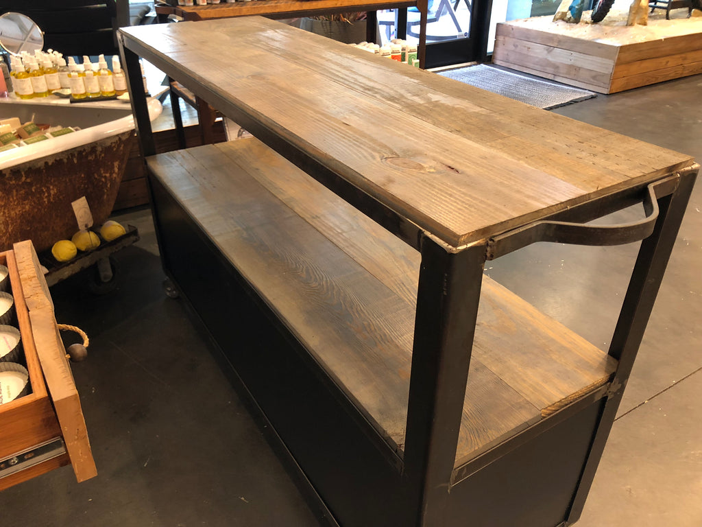 Rolling Bar Cart console table – Southern Restoration