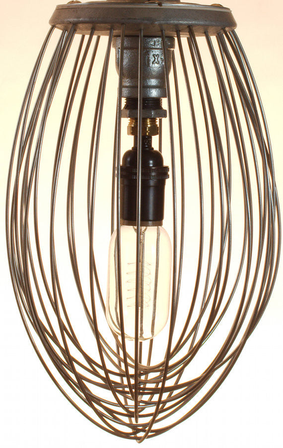 Large whisk hanging light – Southern Restoration